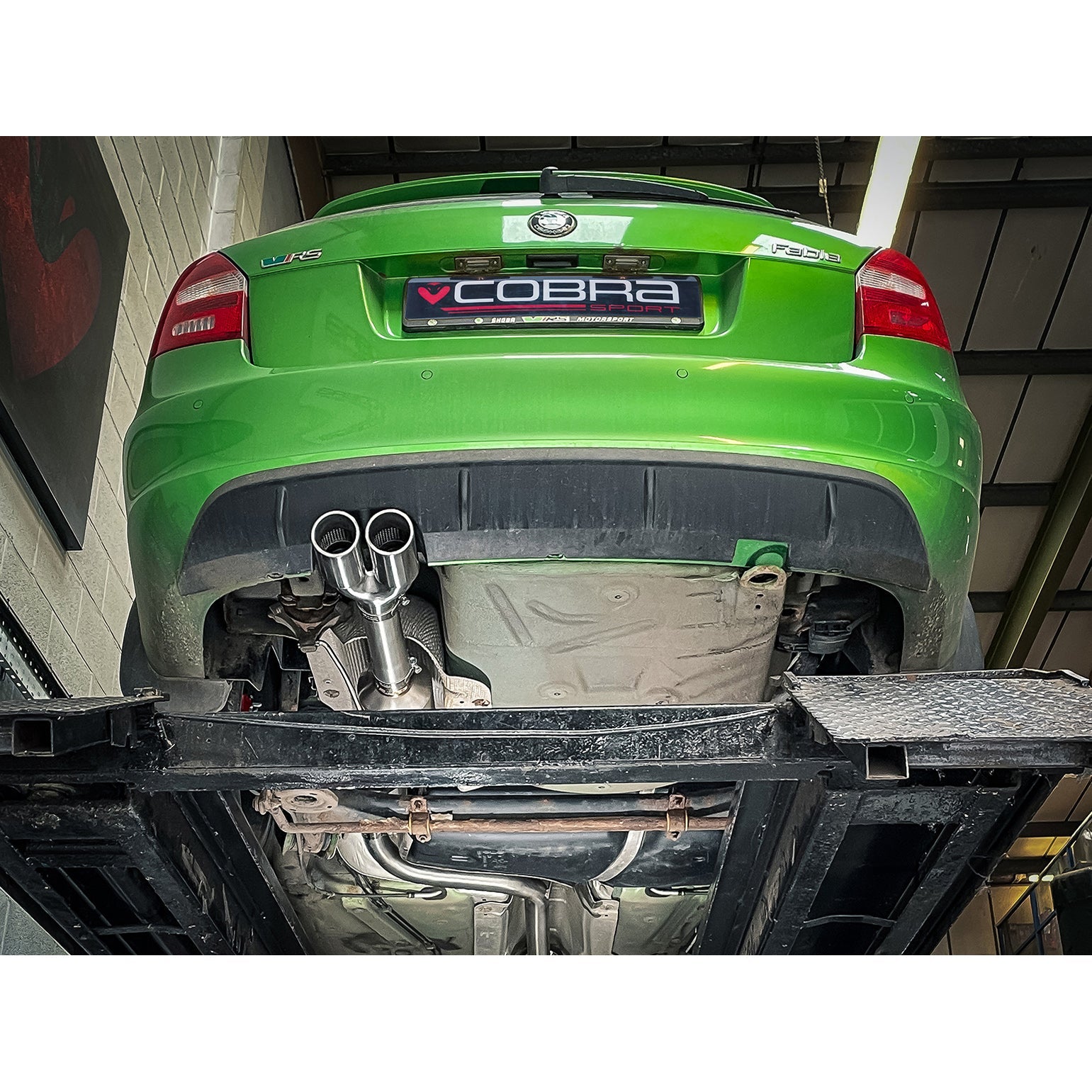 Skoda Fabia VRS 1.4 TSI Estate 10 14 Cat Back Performance Exhaust Cobra Sport