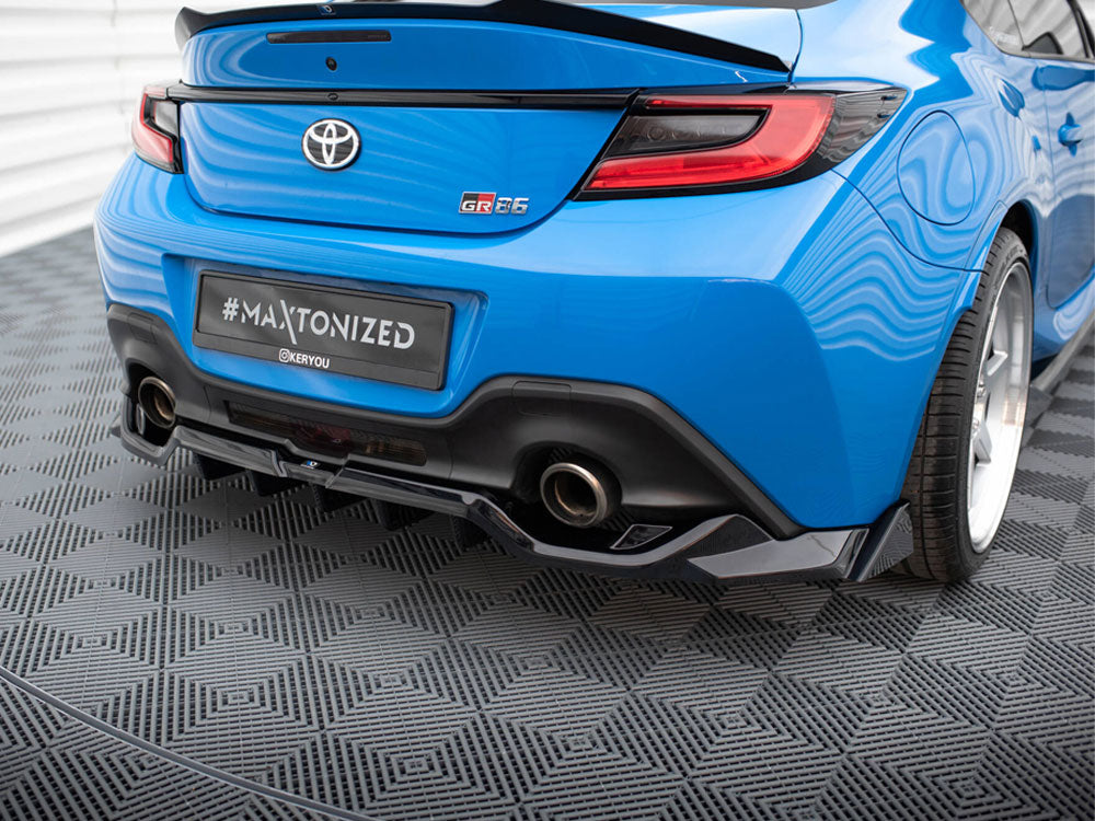 Toyota GR86 Mk1 Rear Splitter (Vertical Bars) V.3 - Maxton Design ...
