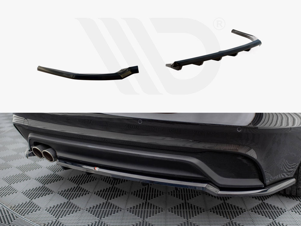 Jaguar XE X760 Facelift Central Rear Splitter (Vertical Bars) - Maxton ...