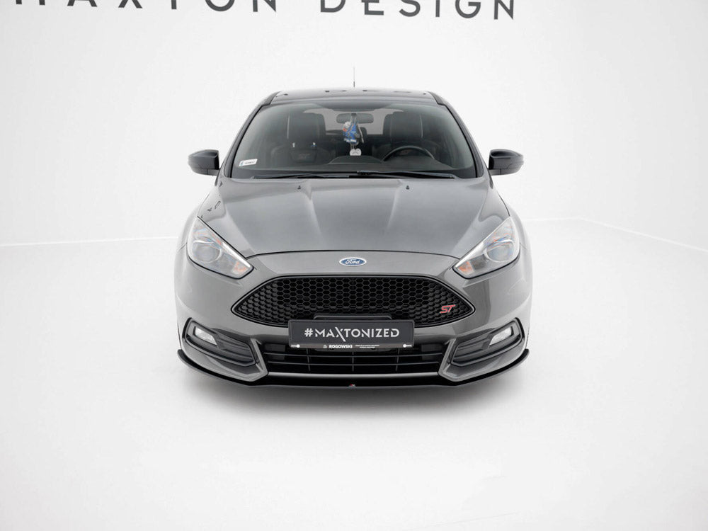 Maxton Design - Street PRO Front Splitter Ford Focus ST Mk3 Facelift ...