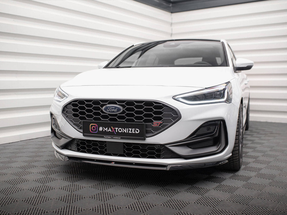 Maxton Design - Front Splitter V.2 Ford Focus ST / ST-Line Mk4 Facelif ...