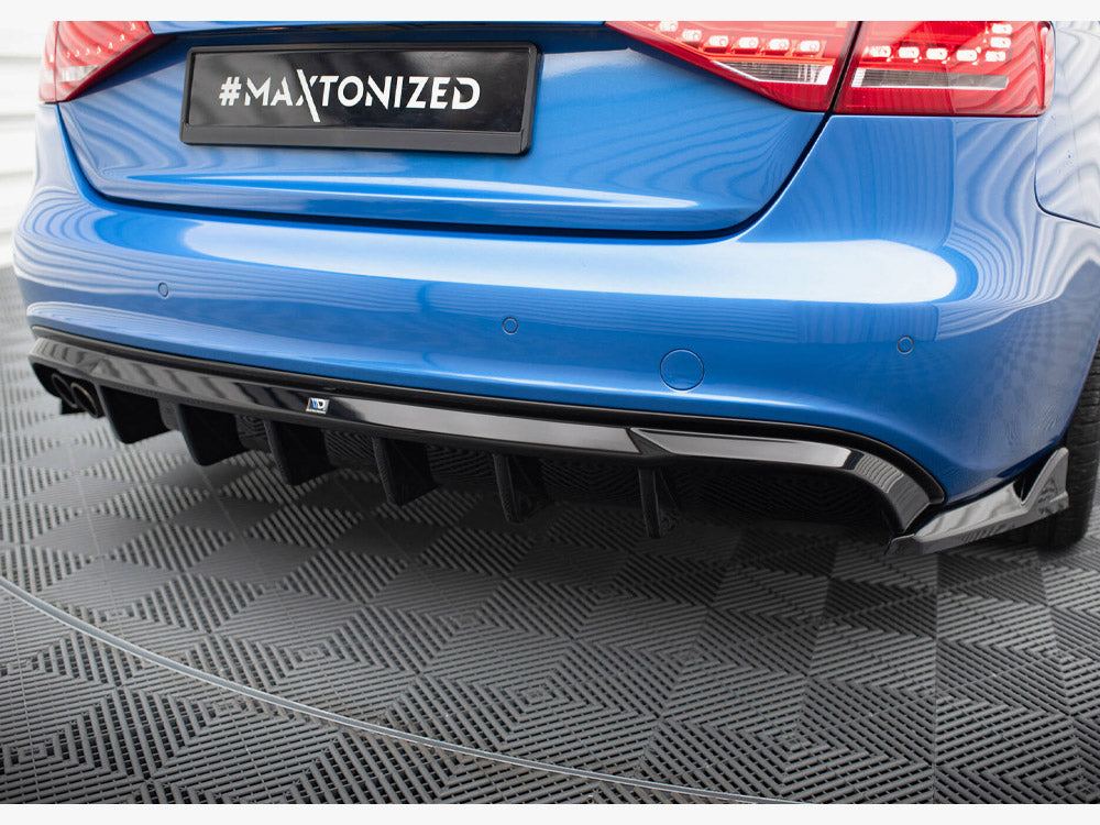 Maxton Design - Rear Valance Audi A4 S-Line Sedan B8 (Version with dua ...
