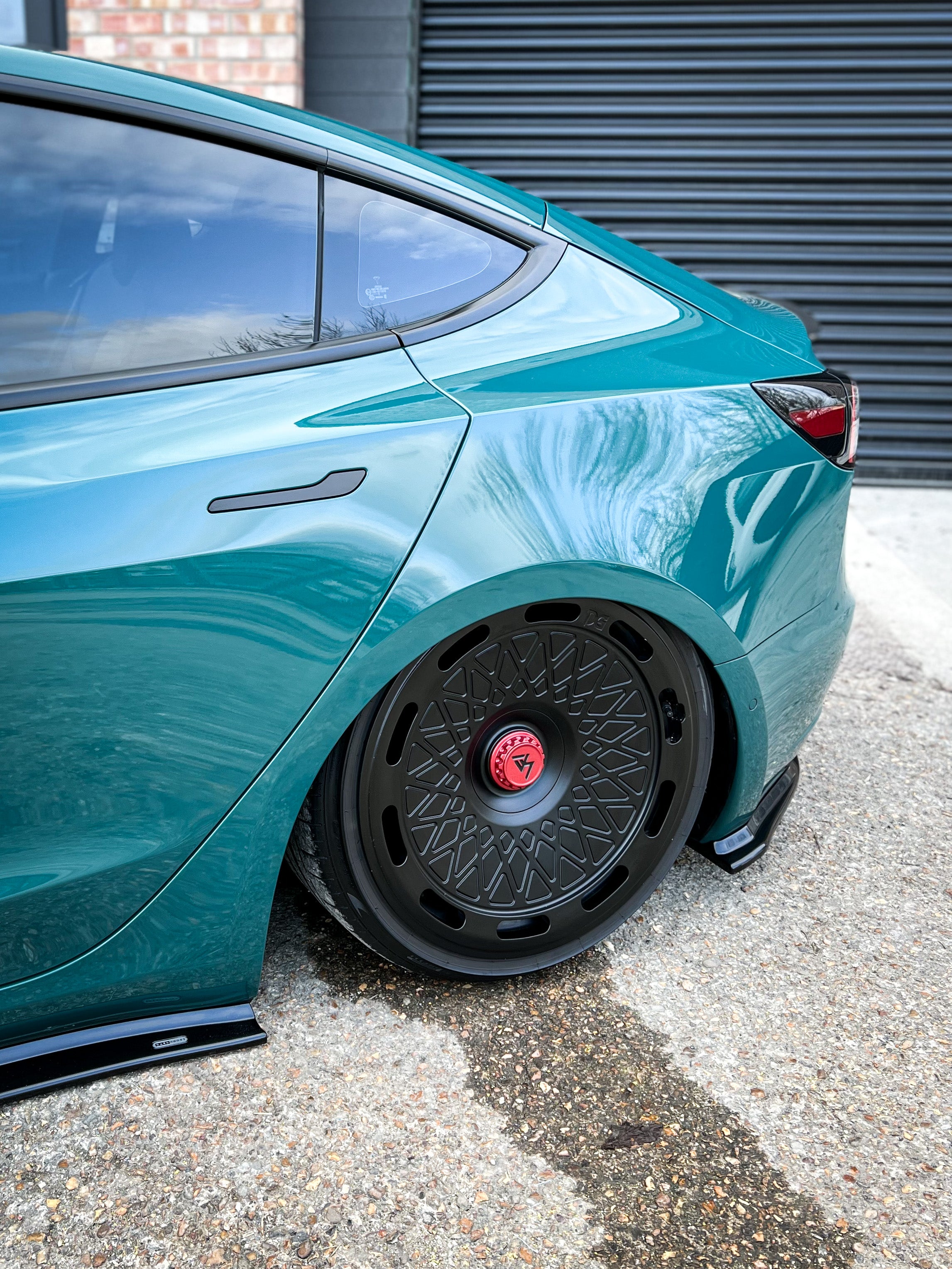 Dark Ghost - Tesla Model 3 Rear Spats - TRC Performance Styling – VUDU ...