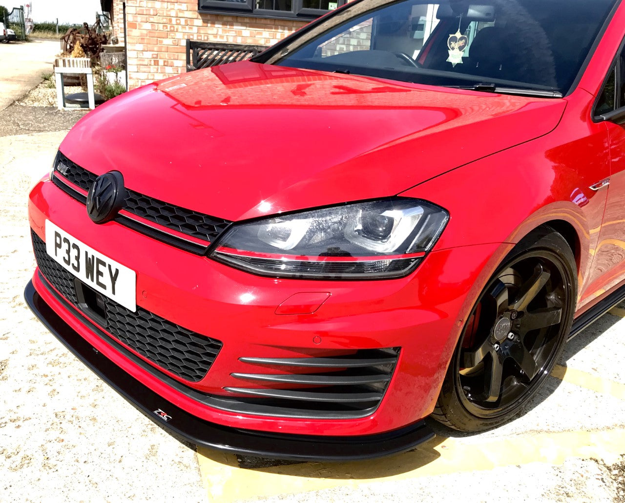 Volkswagen Golf MK7 GTI/GTD V1 Front Splitter - TRC Performance Stylin ...