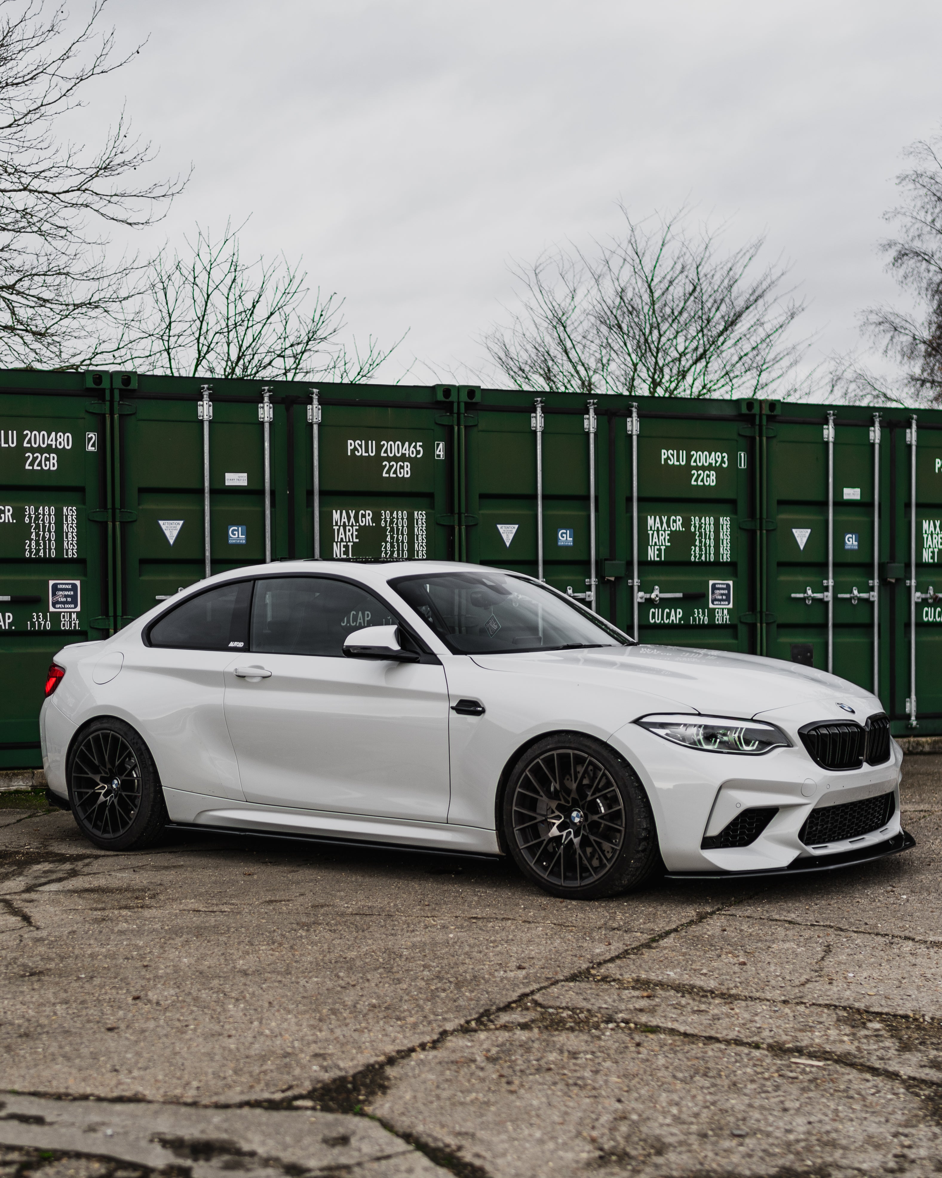 Dark Ghost - BMW M2 F87 Competition Front Splitter - TRC Performance S ...