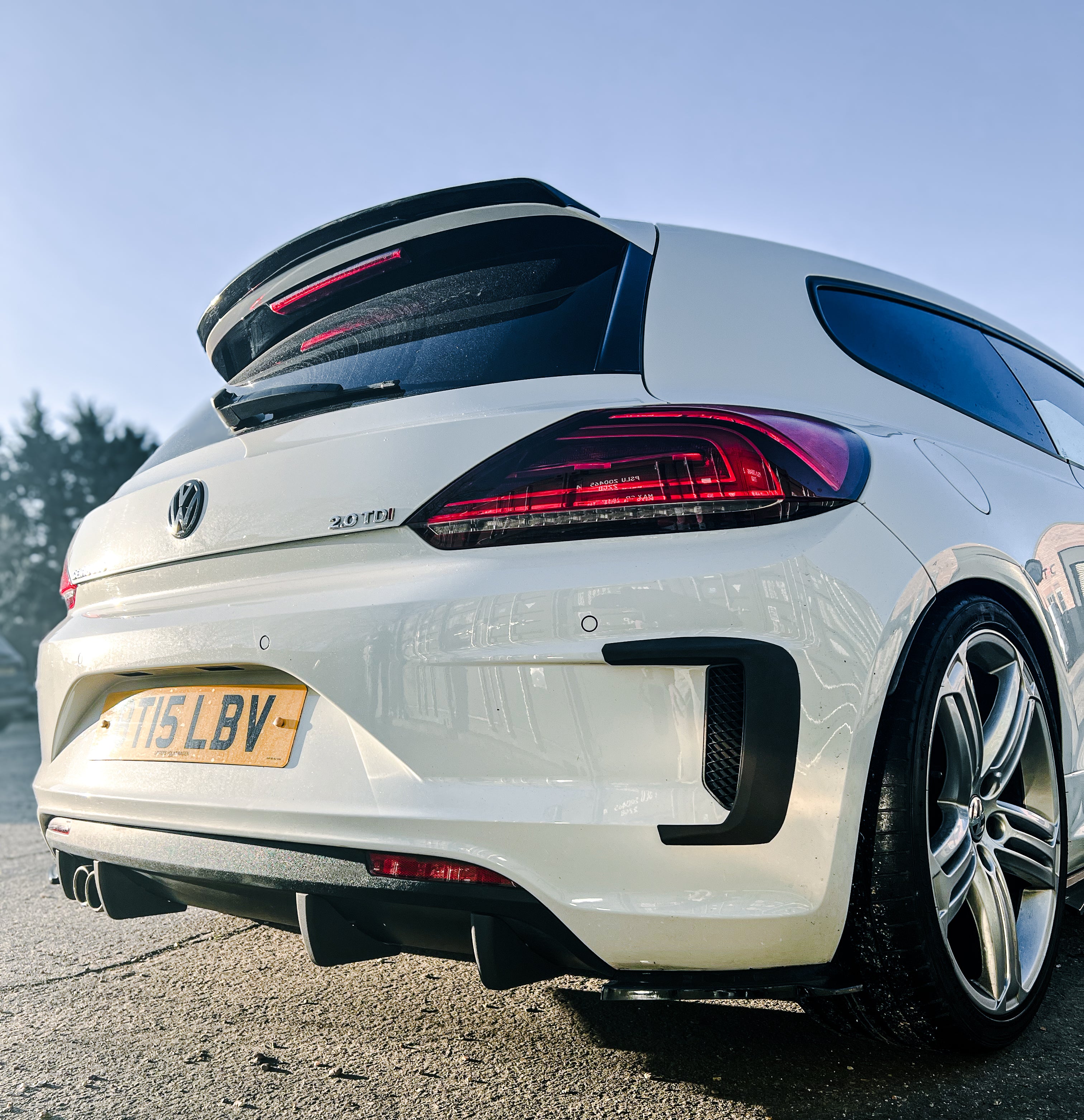 Volkswagen Scirocco R-Line 4 Diffuser Fins - TRC Performance Styling ...