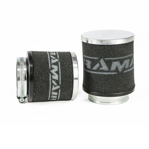 MC-006 - 48mm ID Neck - Chrome Cap Motorcycle Pod Air Filter - RAMAIR ...