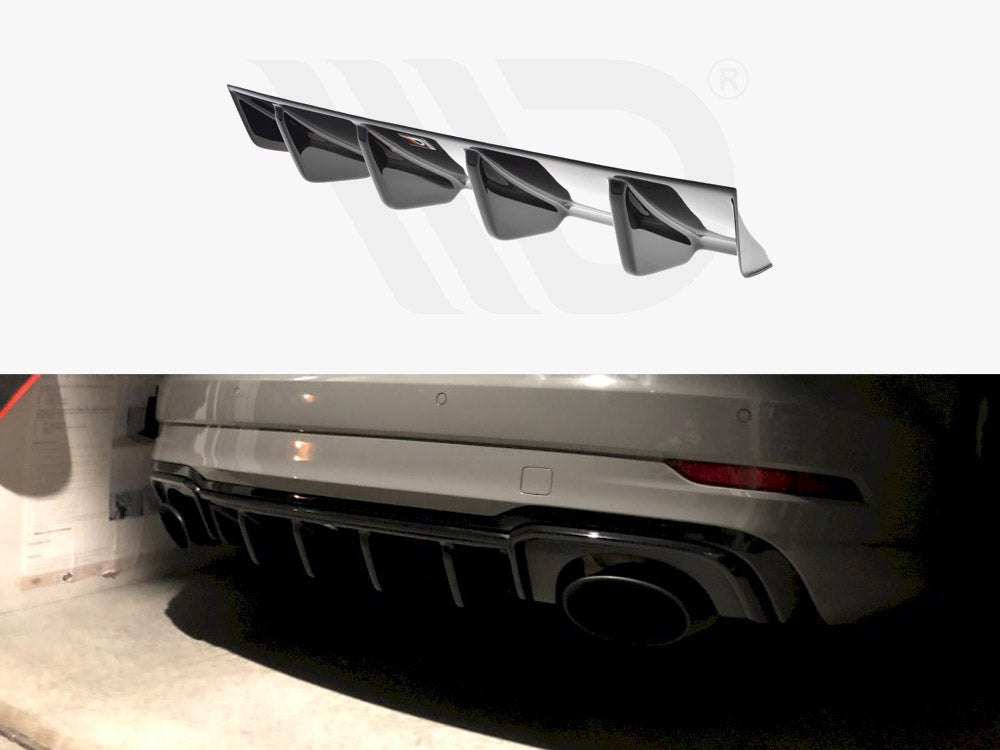 Audi RS3 8V Facelift Sedan (2017-20) Rear Diffuser - Maxton Design ...
