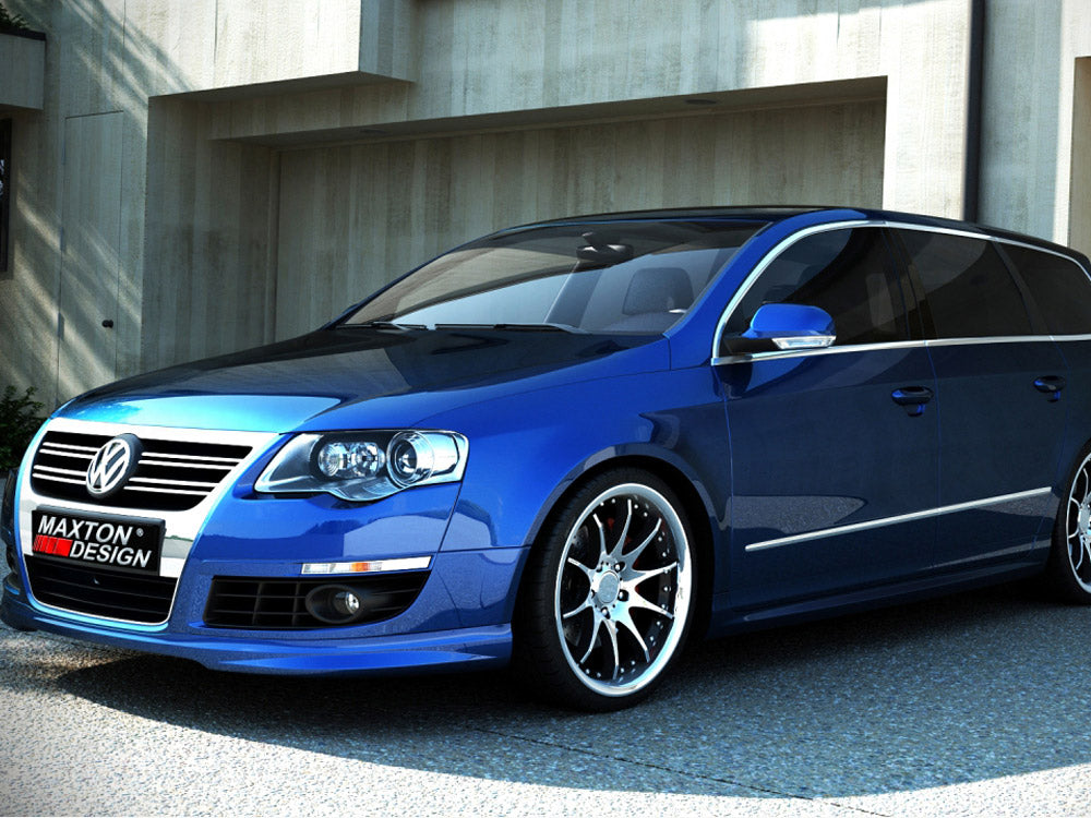 VW Passat B6 ( R-line Look ) Front Bumper Spoiler - Maxton Design ...
