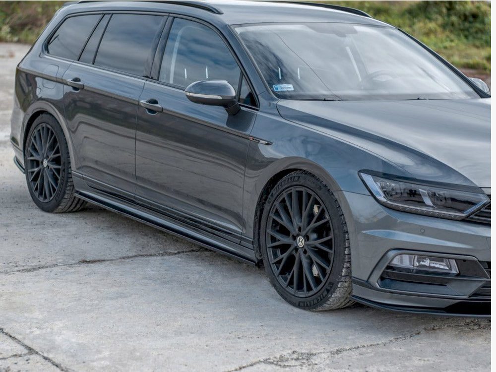 VW Passat R-line B8 (2015-19) Side Skirts Diffusers - Maxton Design ...