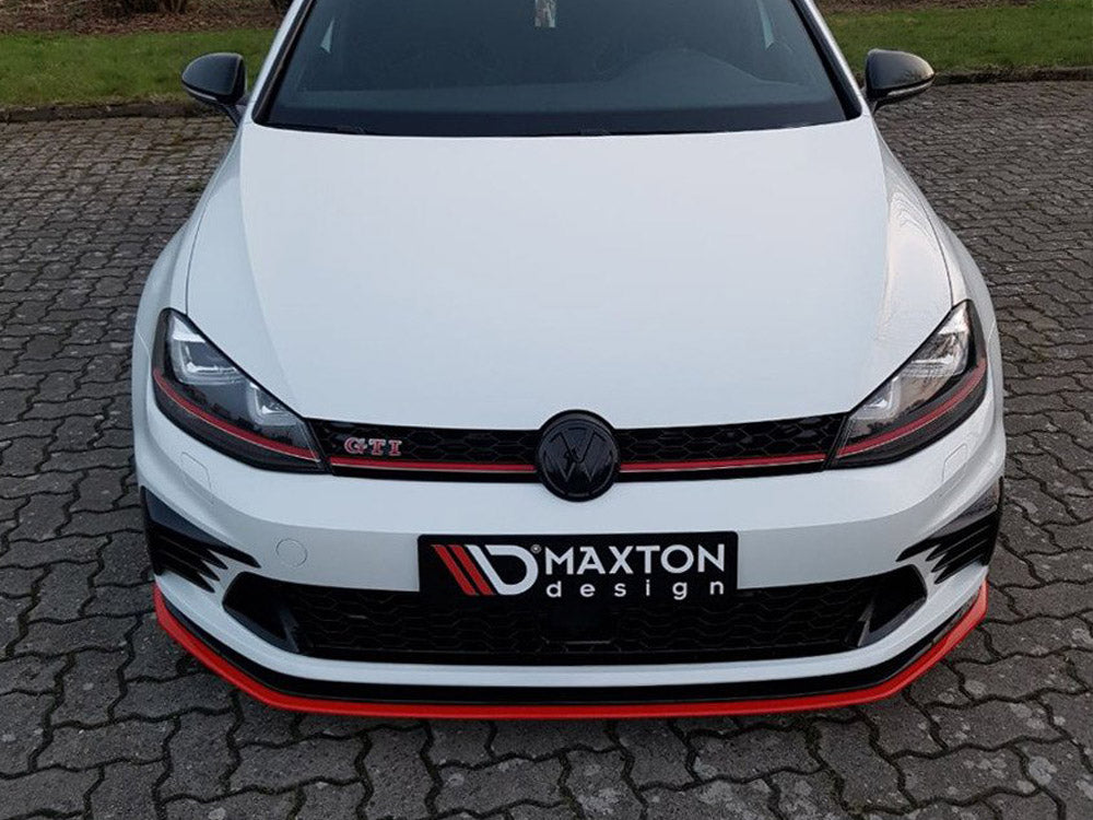 VW Golf MK7 GTI Clubsport (2016-2017) Front Splitter - Maxton Design – VUDU Performance