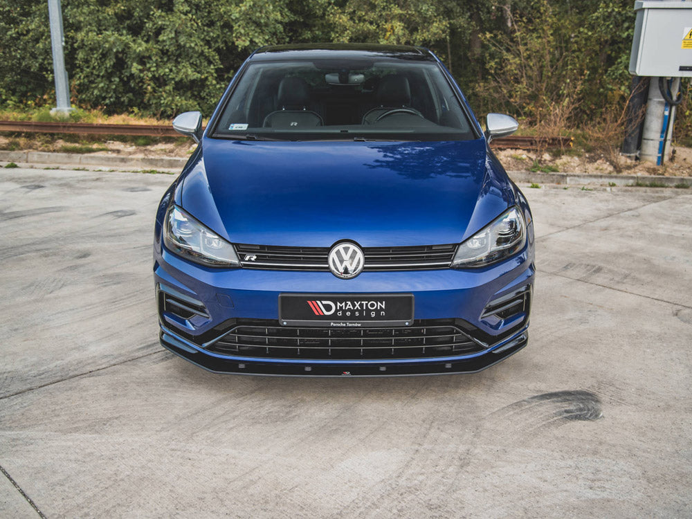 VW Golf 7 R / R-Line Facelift Maxton Racing Front Splitter - Maxton De ...