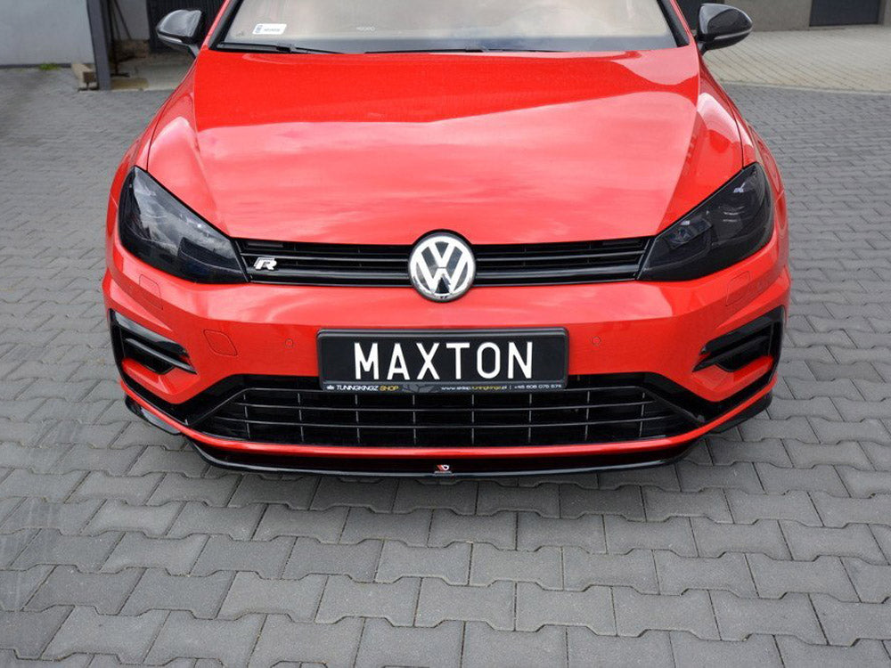 VW Golf 7 R / R-Line Facelift Front Splitter V.5 - Maxton Design – VUDU ...