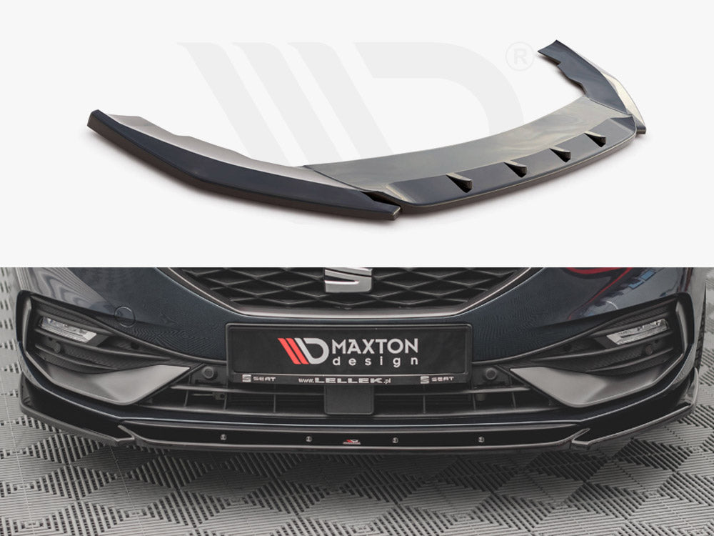 Seat Leon FR MK4 (2020-) Front Splitter V2 - Maxton Design – VUDU ...