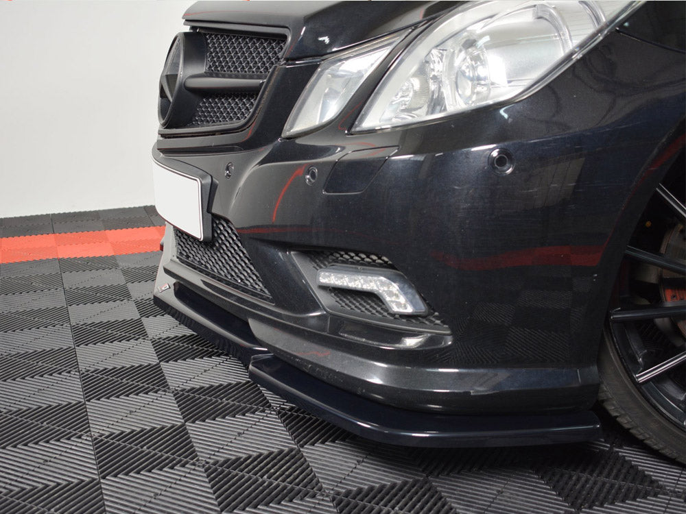 Mercedes-benz E-class W207 Coupe AMG Line (2009-2012) Front Splitter ...