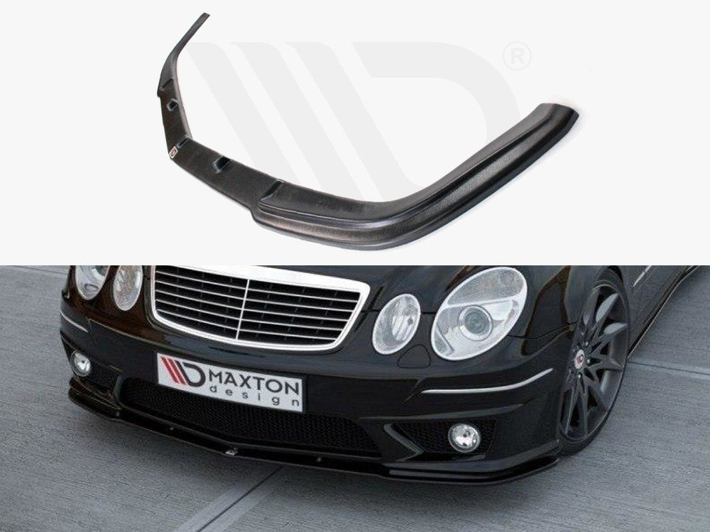 Mercedes E W211 AMG Facelift Front Splitter - Maxton Design – VUDU ...