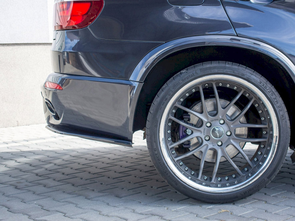 BMW X5 E70 Facelit M Sport (2010-13) Rear Side Splitters - Maxton Desi ...