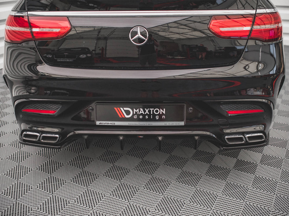 Mercedes GLE Coupe 63AMG C292 (2015-2019) Rear Side Splitters V.1 - Ma ...