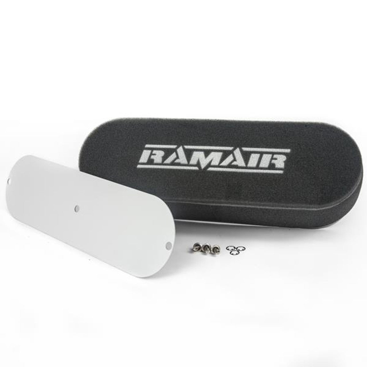 Twin Carb Air Filter With Blank Baseplate 80mm Internal Height - RAMAI ...