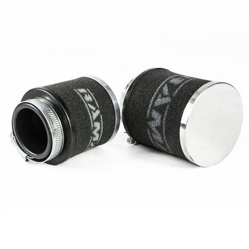 MC-009 - 52mm ID Neck - Chrome Cap Motorcycle Pod Air Filter - RAMAIR ...