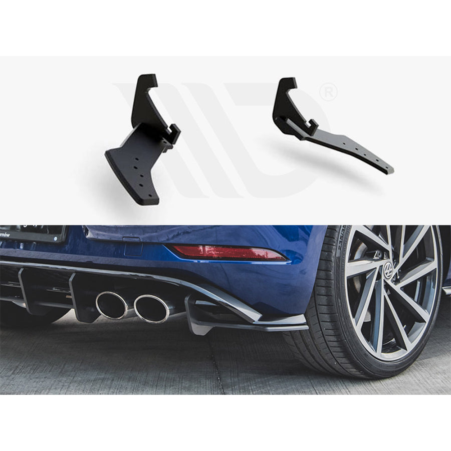 VW Golf R Mk7.5 Rear Side Splitters - Maxton Design – VUDU Performance