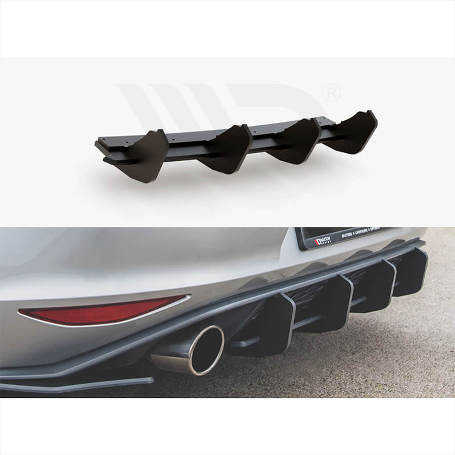 VW Golf GTI Mk7 Rear Diffuser V2 - Maxton Design – VUDU Performance