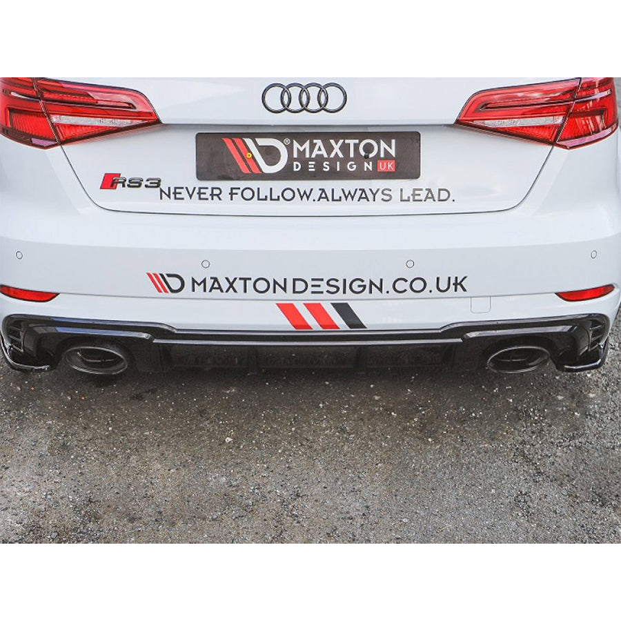 Audi RS3 8V Facelift Rear Side Splitters - Maxton Design – VUDU Performance