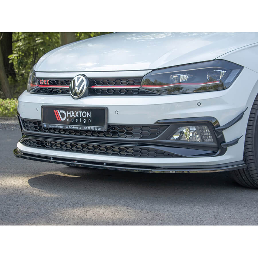 VW Polo GTI MK6 (AW) Front Splitter V.1 - Maxton Design – VUDU Performance