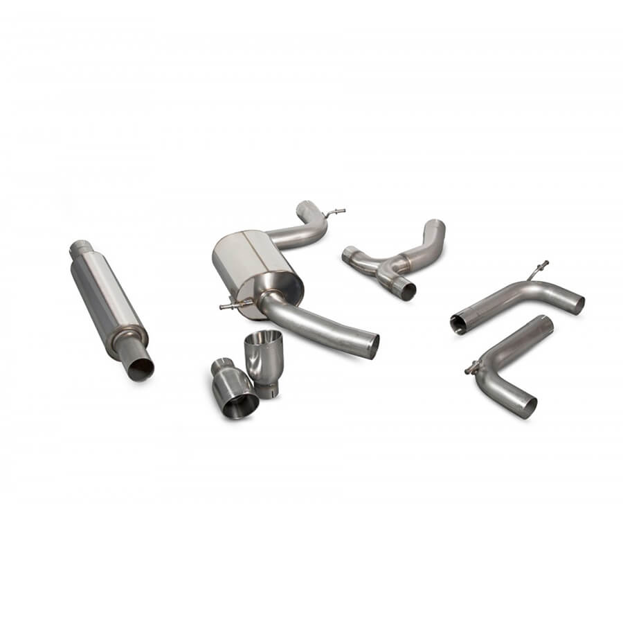 VW Golf GTI MK7 Exhaust Cat-Back System - Scorpion Exhaust – VUDU ...